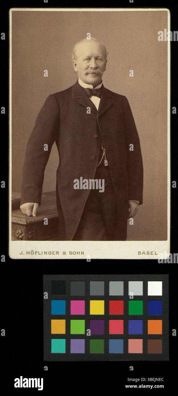 This black-and-white cabinet card photograph, taken around 1895 ...