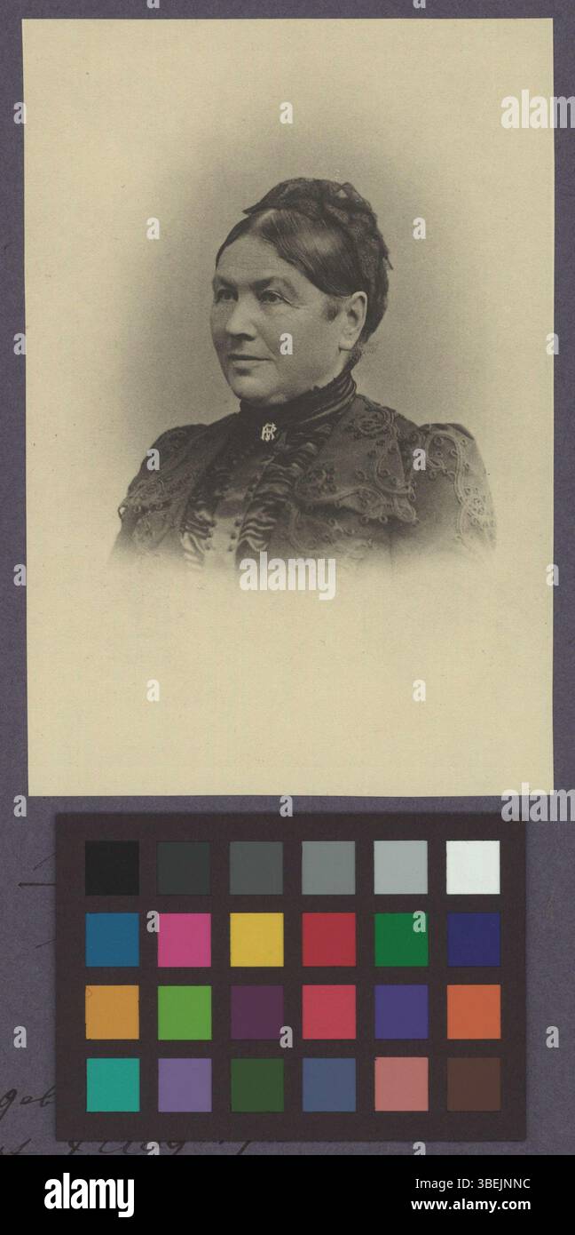 A black-and-white reproduction of a photograph of Valerie Ronus-von ...