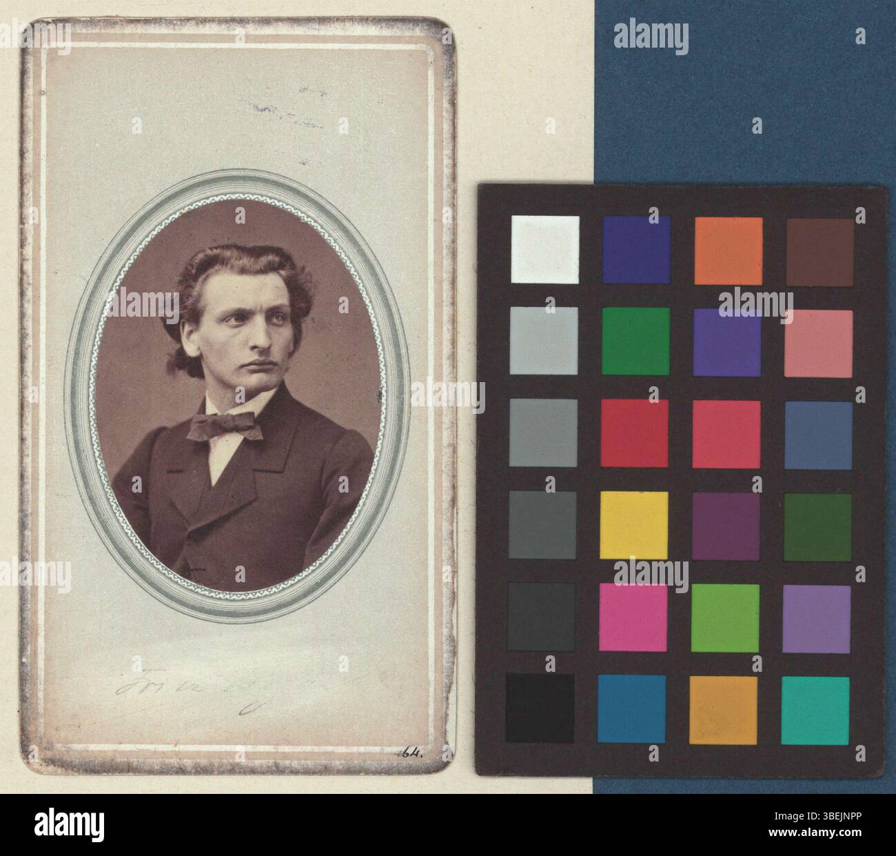 This black-and-white photograph of Friedrich Hegar, taken around 1868 ...