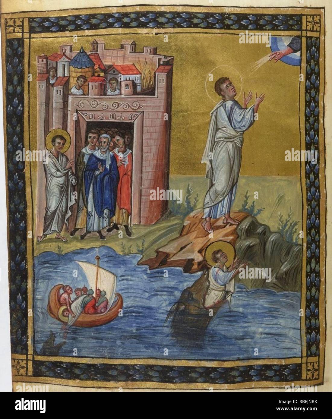 Miniature 12 from *Département des manuscrits, Grec 139* illustrates ...