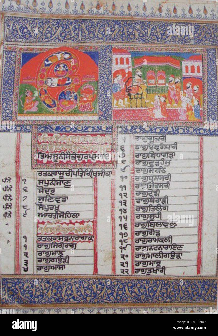 Historical sikh writings hi-res stock photography and images - Alamy