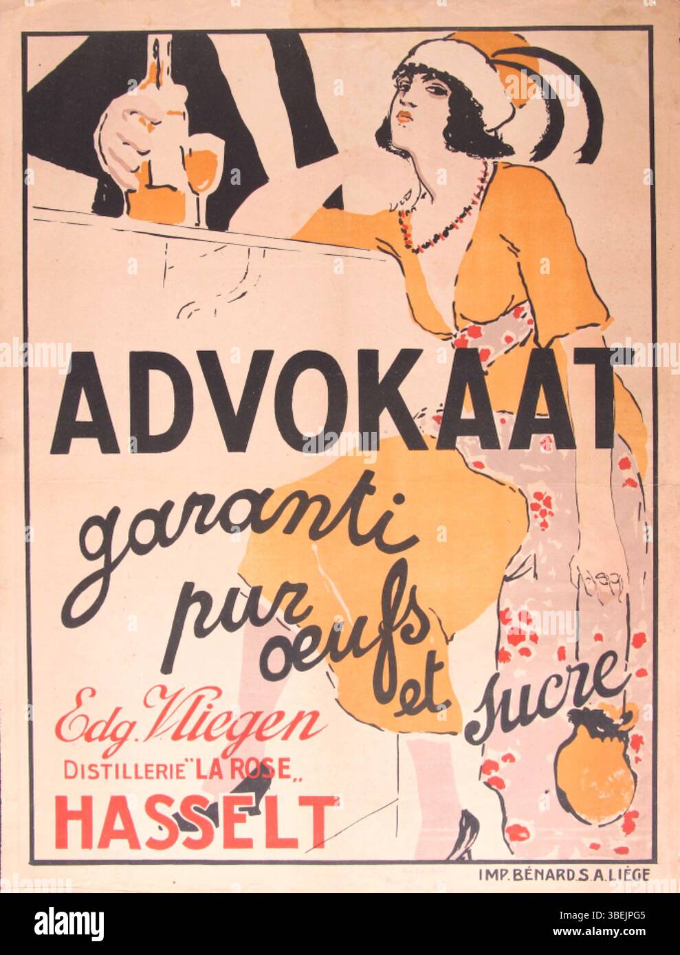 This 1920 lithographic poster by Armand Rassenfosse advertises ...