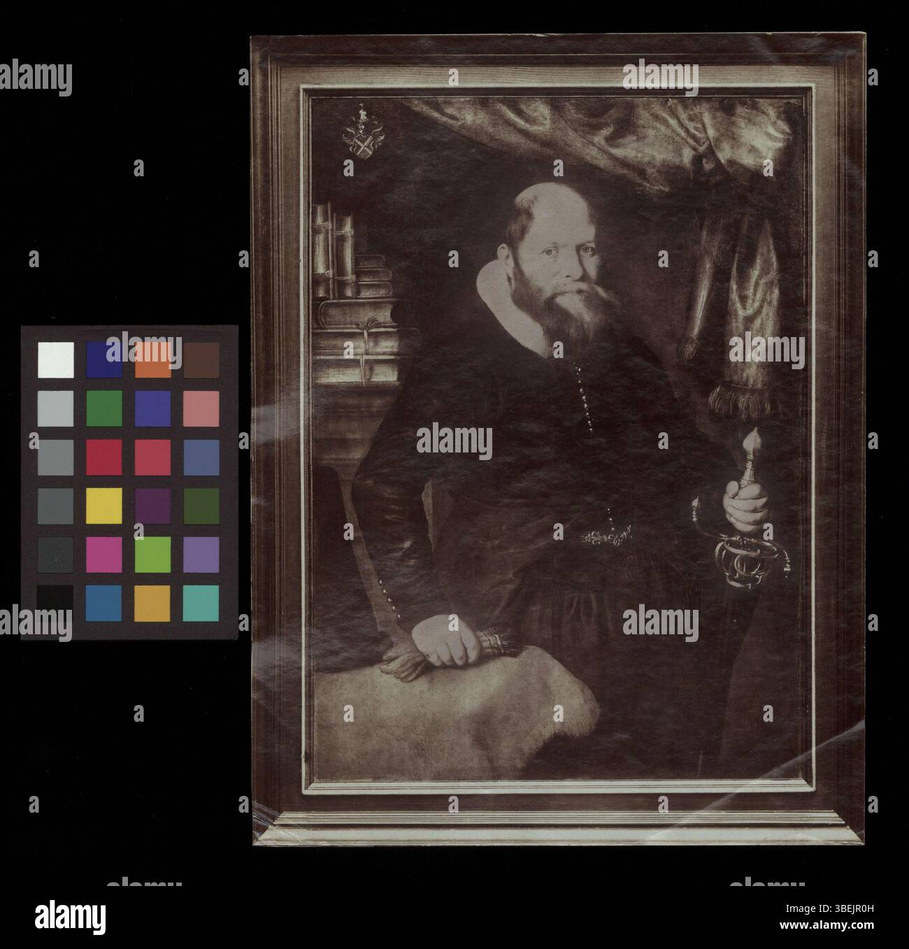 This reproduction of a painting, dating between 1623 and 1640, shows ...