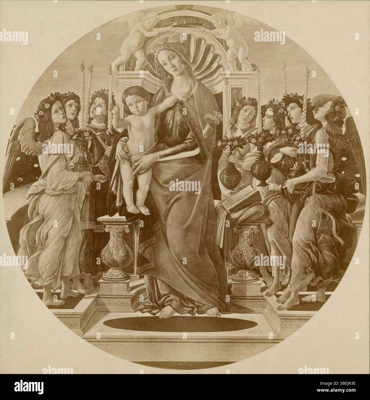 Sandro Botticelli’s *Madonna and Child with Angels Carrying ...