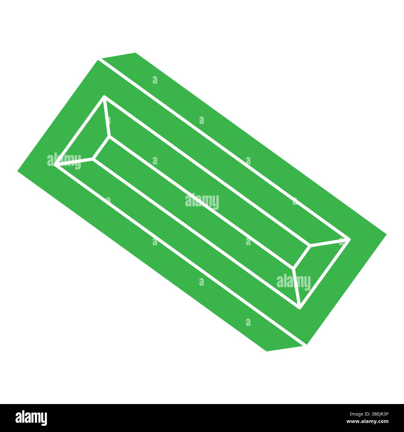 Impossible shapes. Sacred geometry figure. Optical illusion. Abstract ...