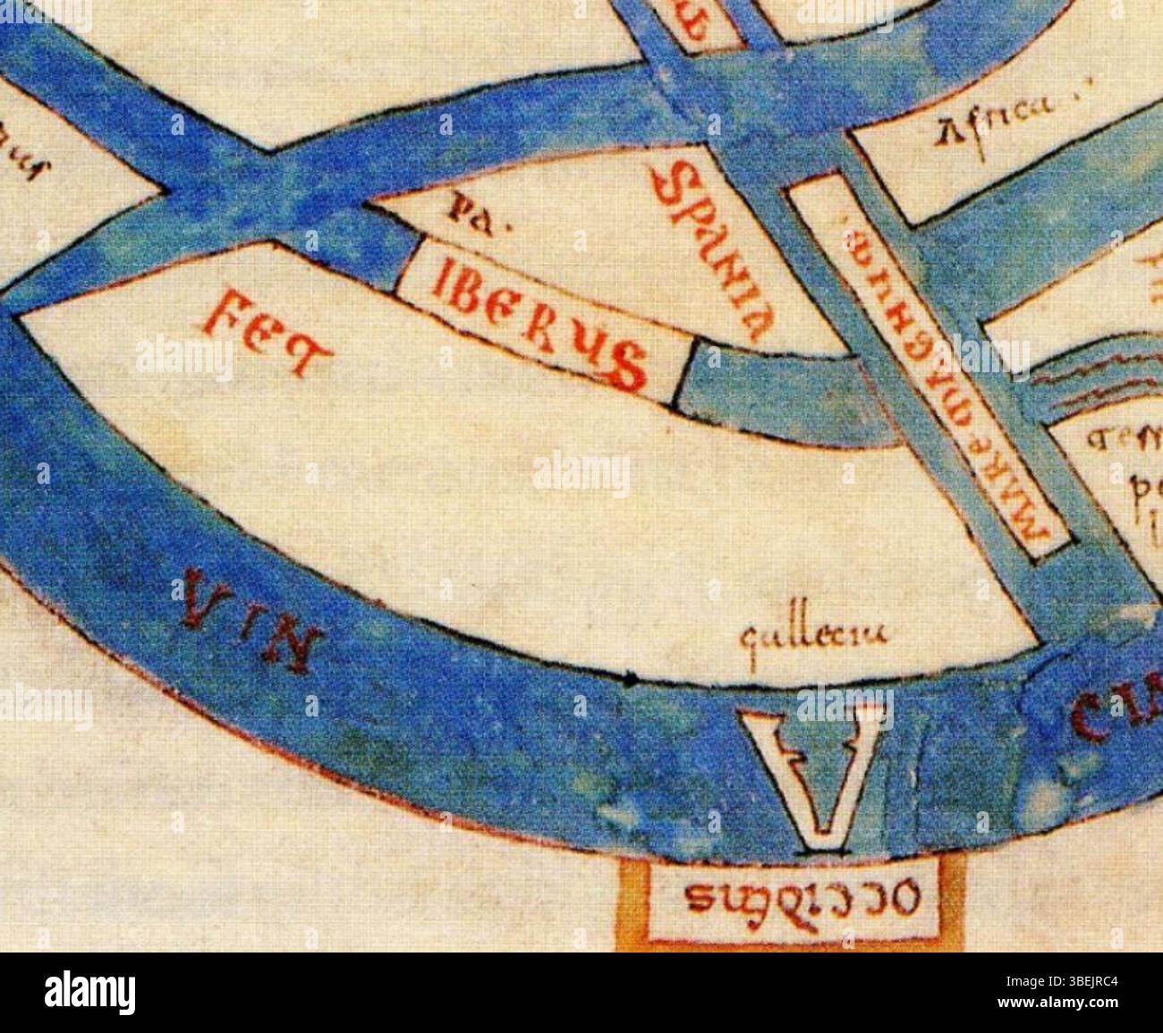 The Iberian Peninsula in the World Map of the Etymologies, commissioned ...