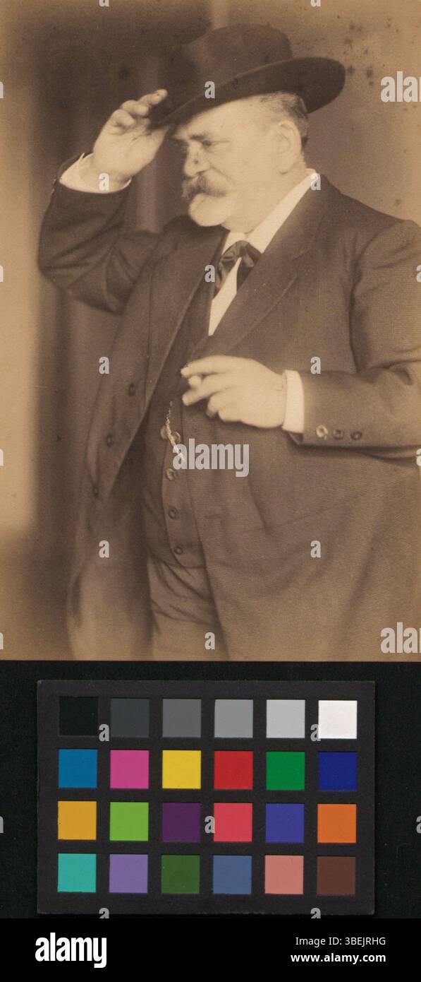 This black-and-white photograph from 1900 to 1917 shows Paul Wilhelm ...