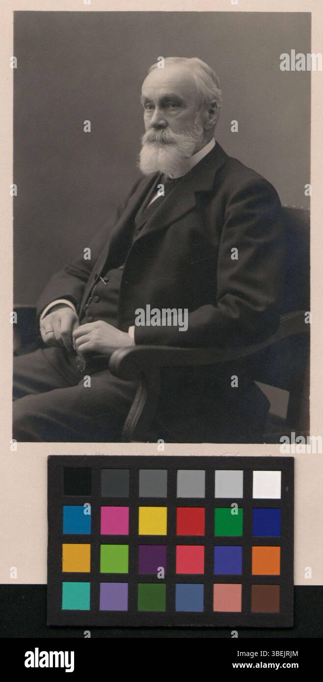 This black-and-white photograph of Rudolf Preiswerk-Burckhardt, taken ...