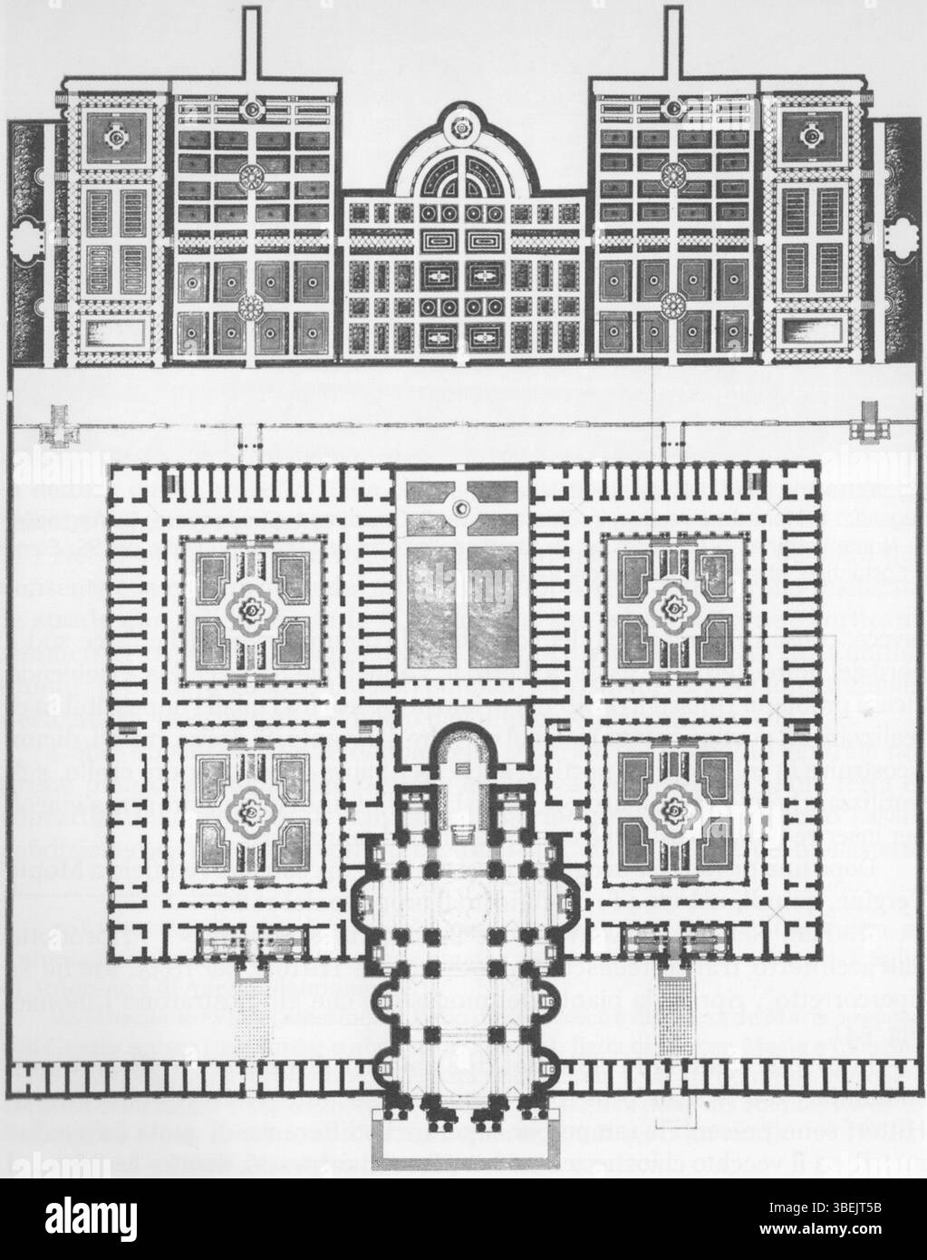 Monastic layout Black and White Stock Photos & Images - Alamy