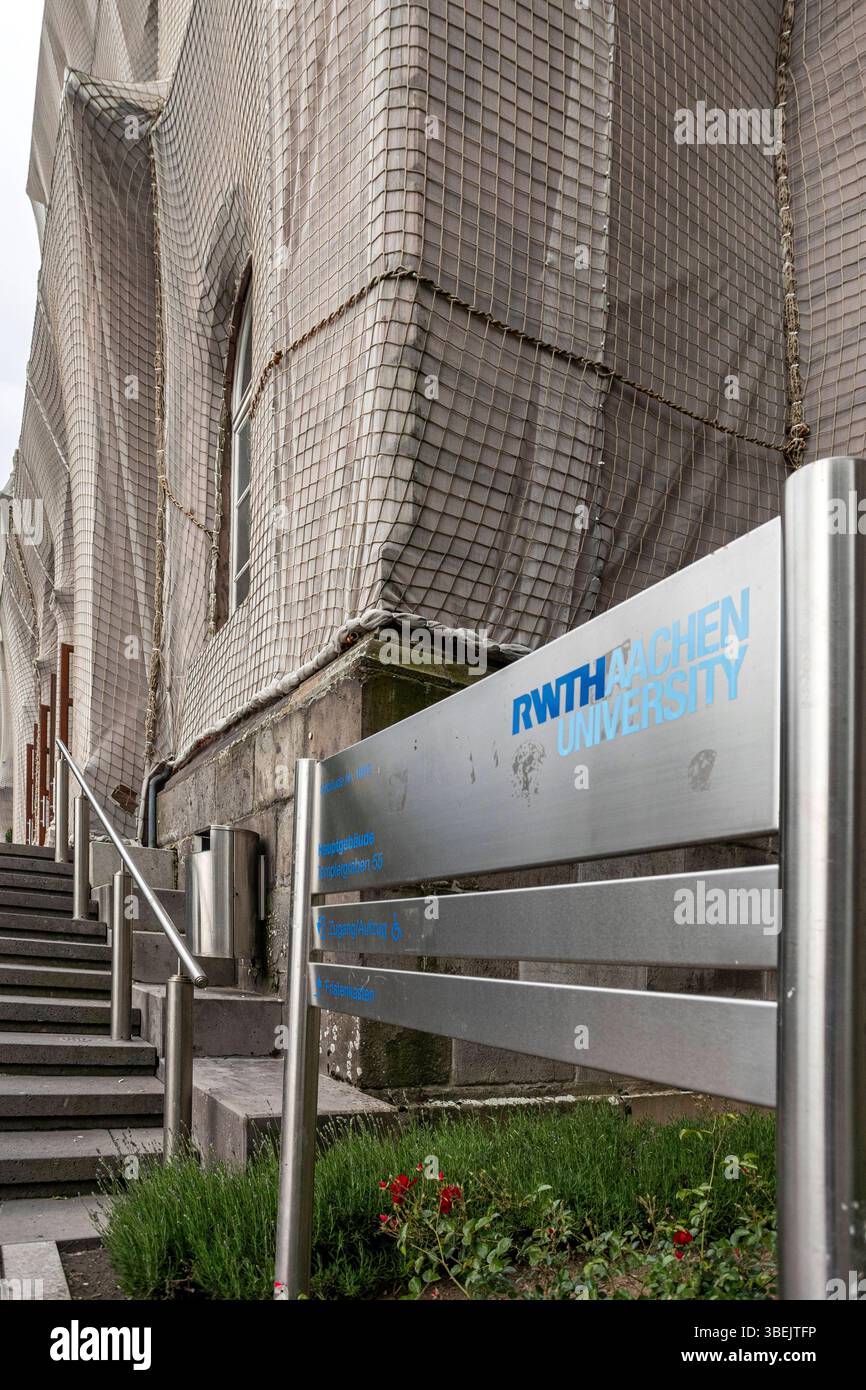 RWTH, Hauptgebäude und Rektorat am Templergraben - Aachen, Nordrhein ...