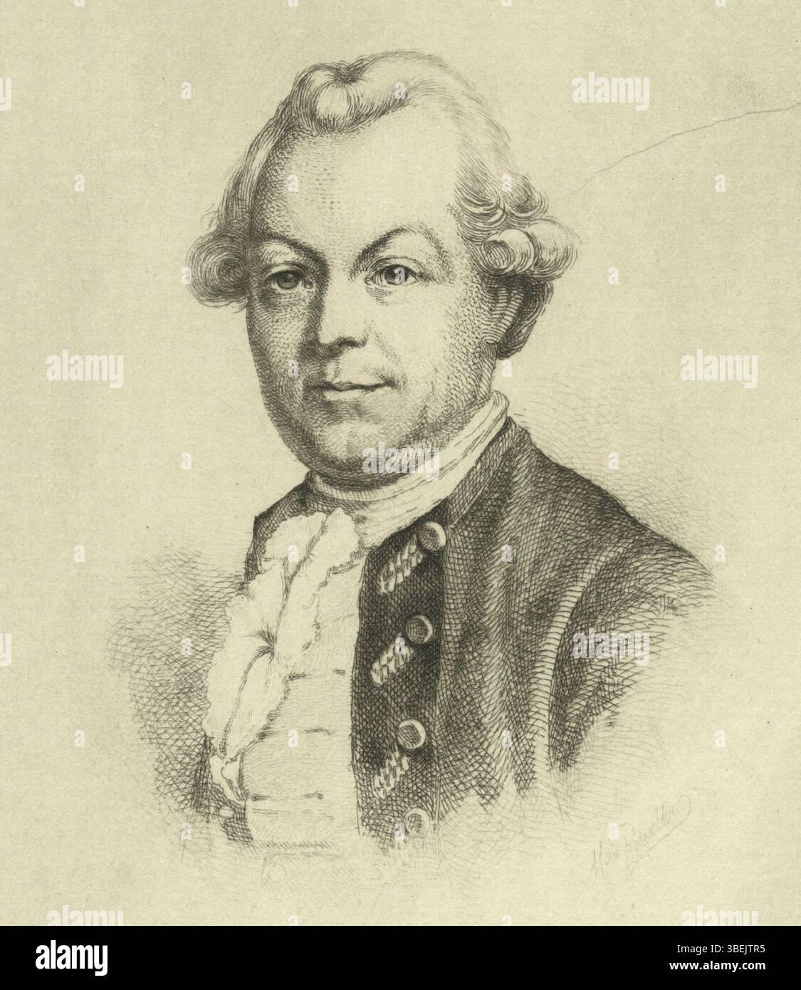 This scan of a portrait of Brigadier General Simon Fraser, who served ...