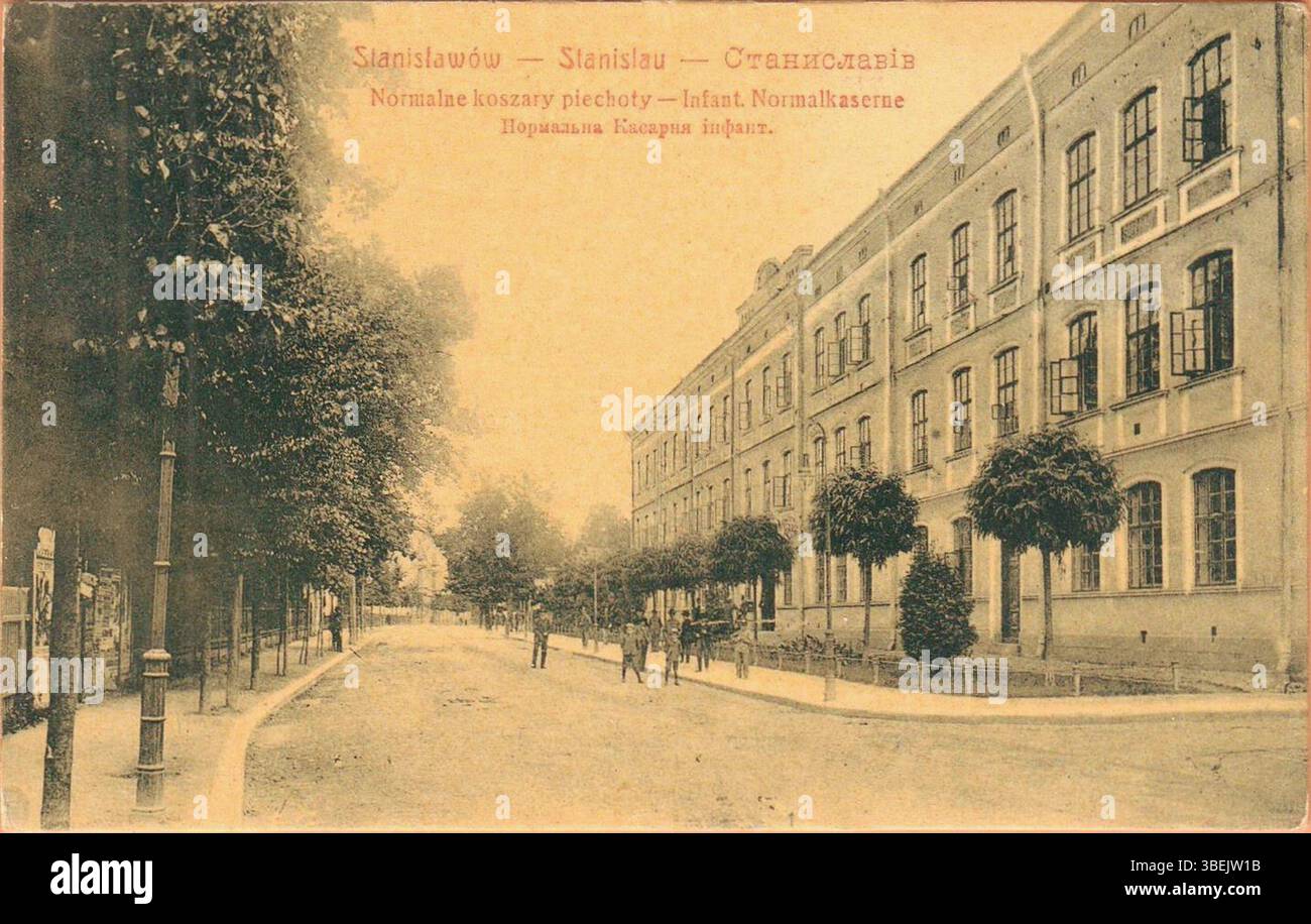 This 1910 image of Stanislawów (now Ivano-Frankivsk, Ukraine) shows a ...