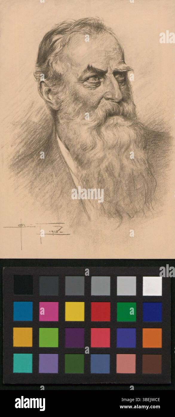 This black-and-white reproduction from circa 1918 depicts Ulrich Sauter ...