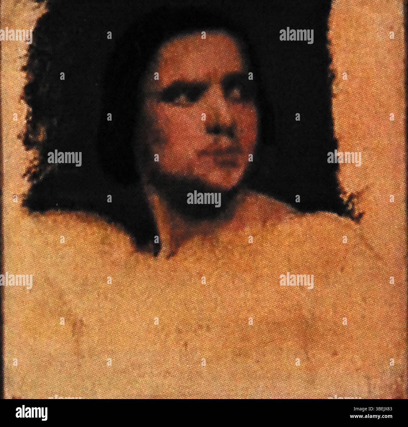 'Etude de tête d'homme,' a drawing by Edgar Degas, created in 1597 ...