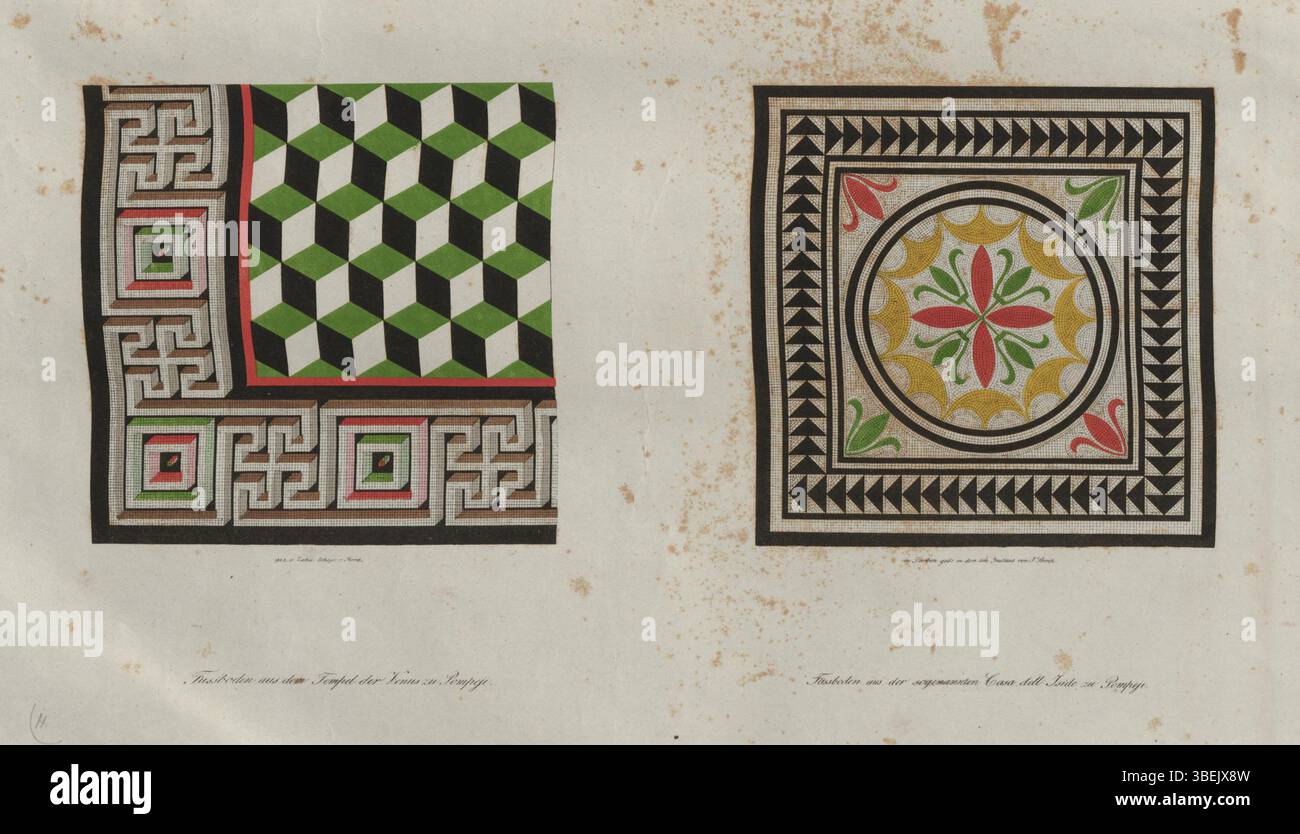Wilhelm Zahn’s 19th-century documentation includes mosaics from the ...