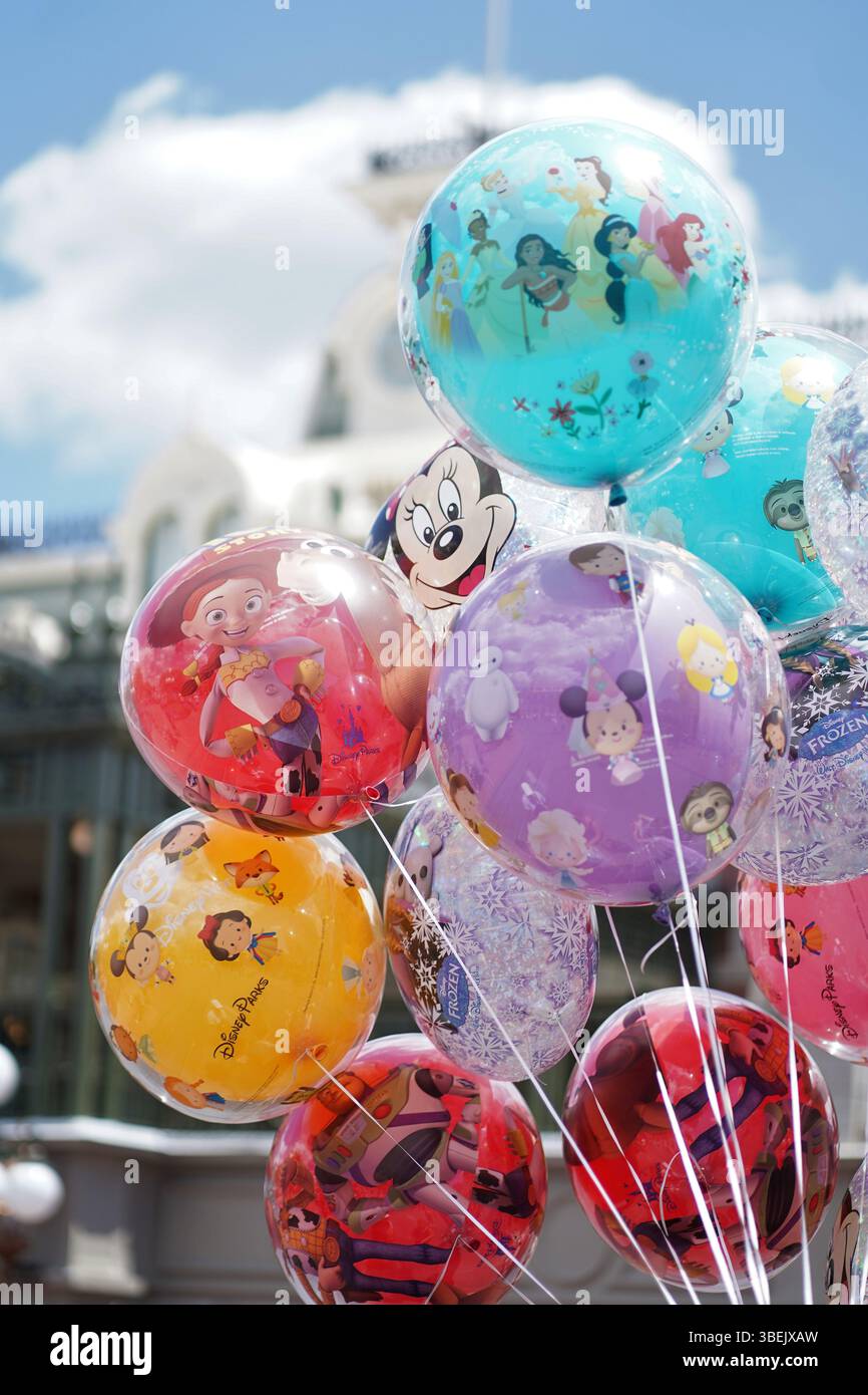 Walt Disney World balloons Stock Photo - Alamy