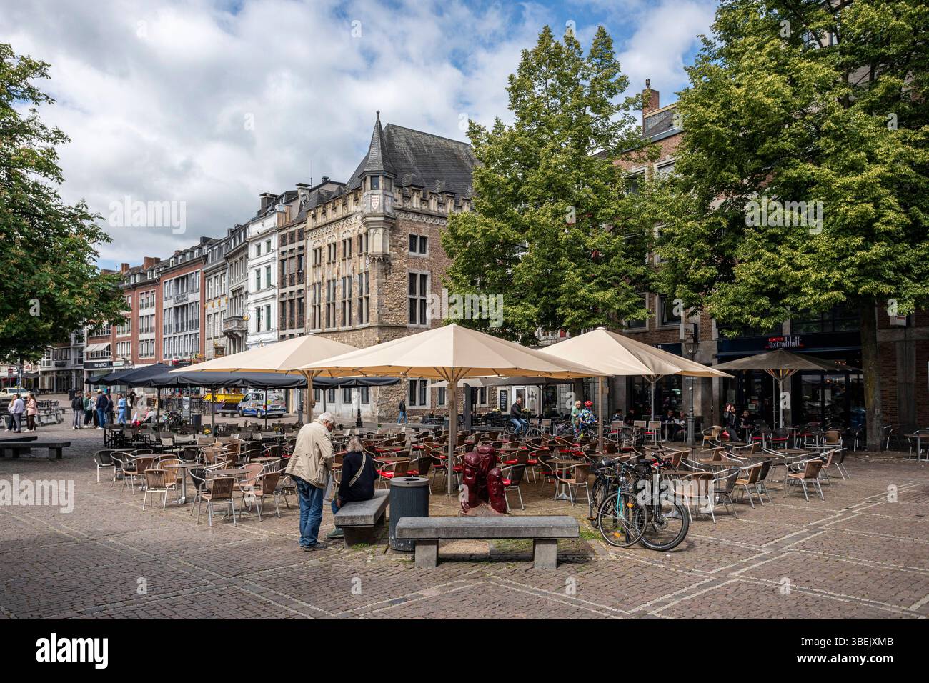 Aachener Altstadt, Markt - Aachen, Nordrhein-Westfalen, Deutschland ...
