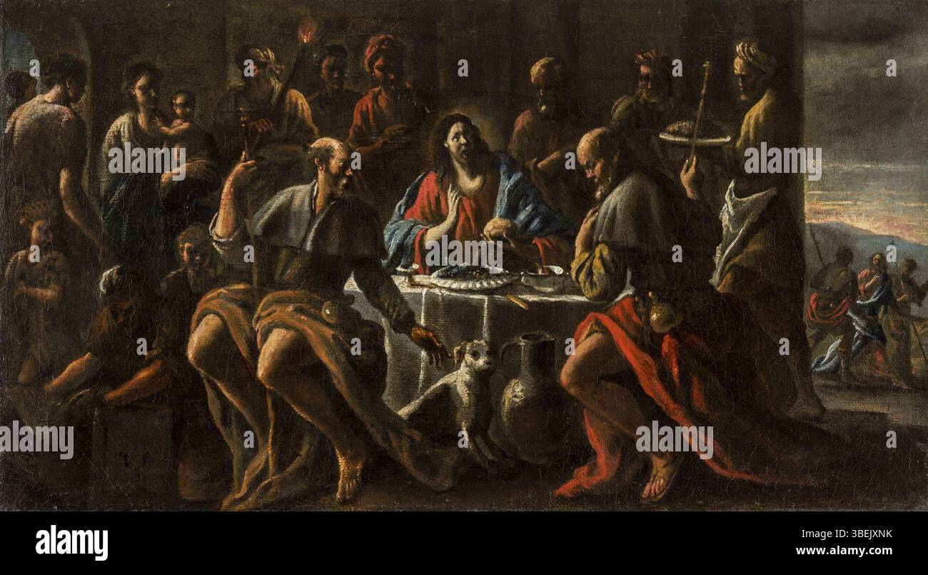*Les Pèlerins d'Emmaüs*, painted by Mathieu Le Nain around 1660–1665 ...