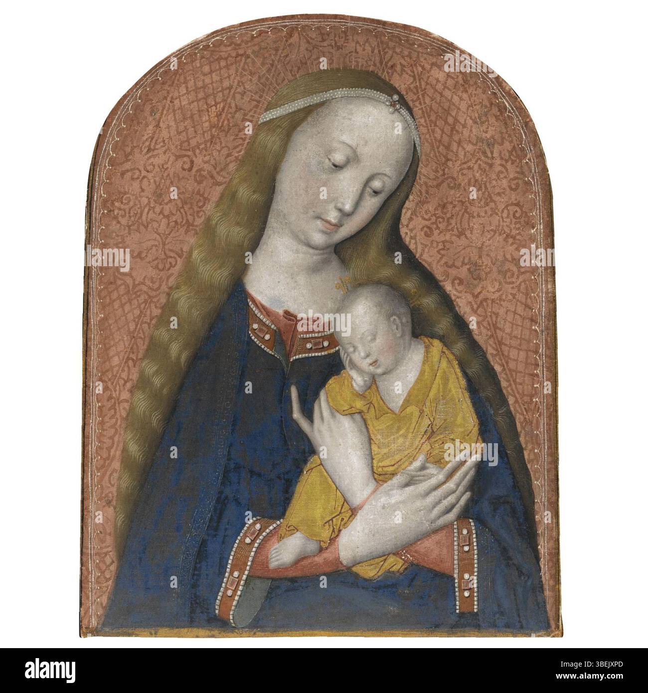 The *Virgin and Child* by the Master of the Dijon Madonna is a ...