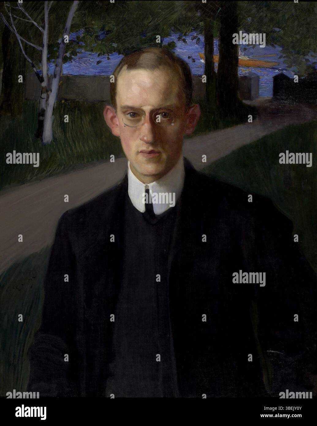This 1907 portrait of Henry Spiess was painted by Charles Giron. The ...