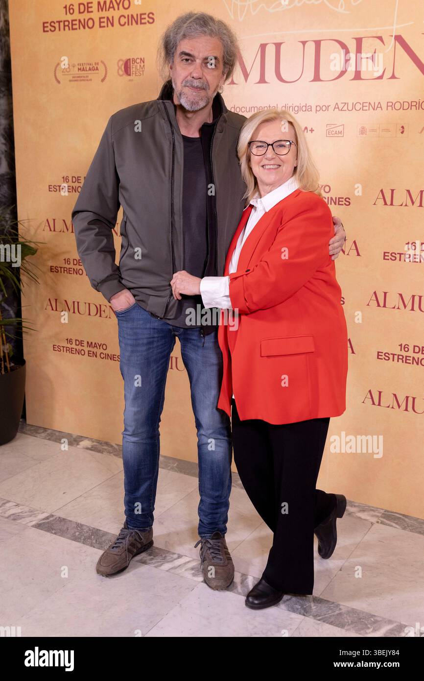 Fernando León de Aranoa and Azucena Rodríguez attend the 'Almudena ...