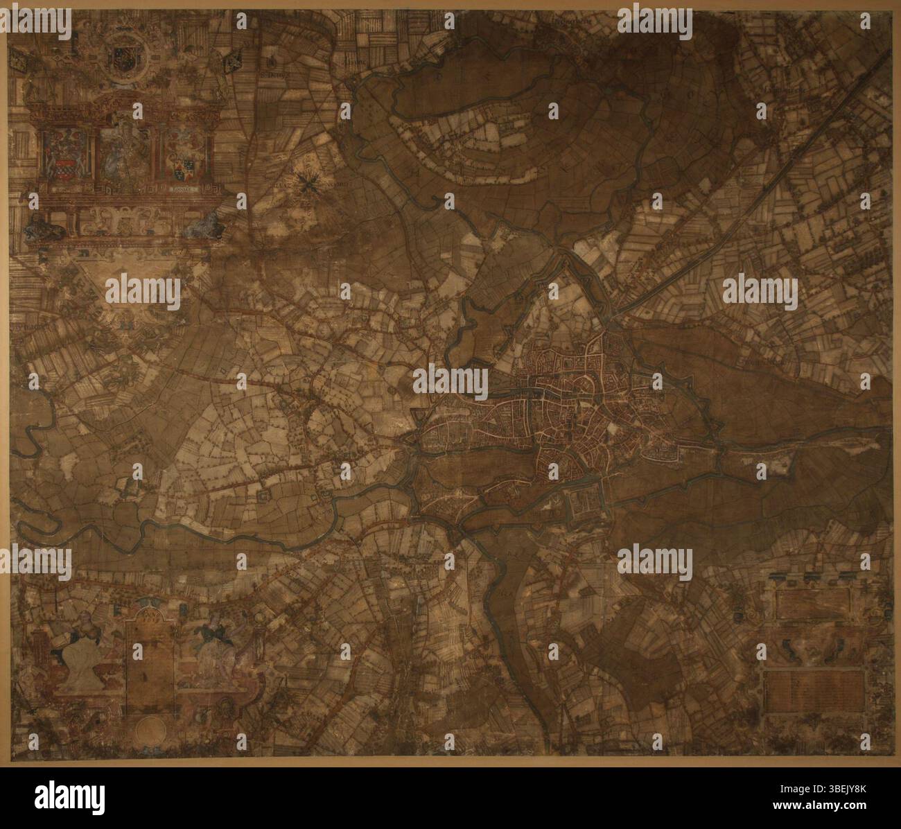 This 1619 map by Jacques Horenbault provides a detailed representation ...