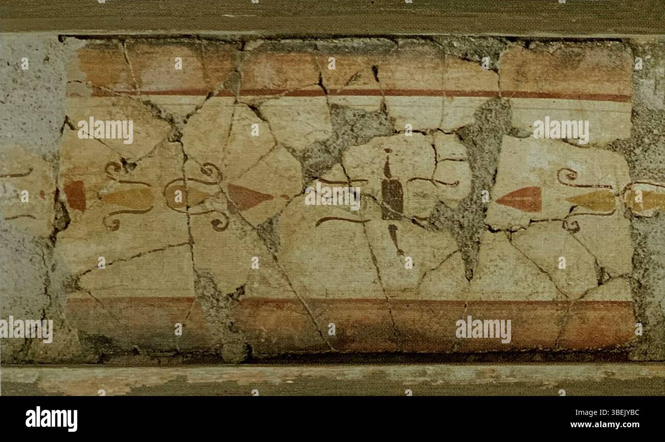 A third ceiling detail from Fauces A in the House of the Ceii, Pompeii ...