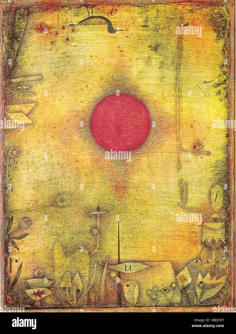 Paul Klee's *Ad Marginem* (1930) is a work that explores abstraction through minimal forms and ...