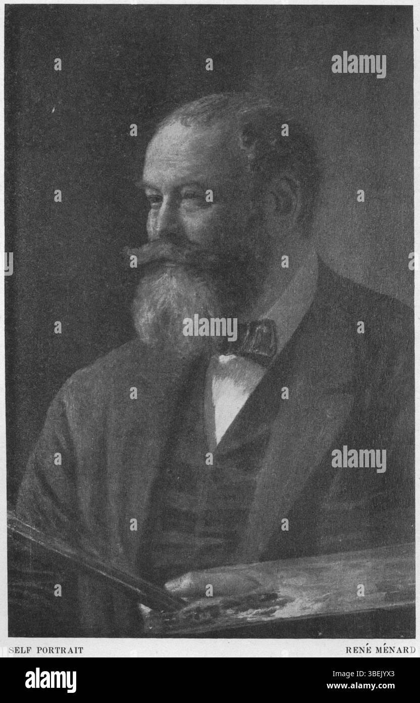 Émile-René Ménard's self-portrait, created by 1916, was published as a ...