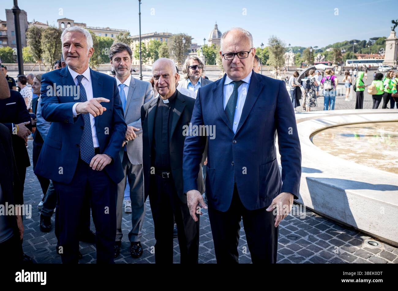 Presentation of the end of the renovation work on the gardens of Castel ...