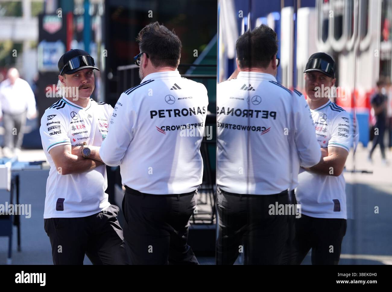 Mercedes' reserve driver Valtteri Bottas during the preview day at the ...