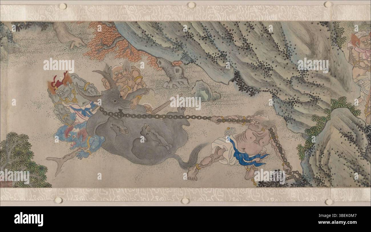 A 17th-century piece, this artwork embodies the drama and grandeur ...