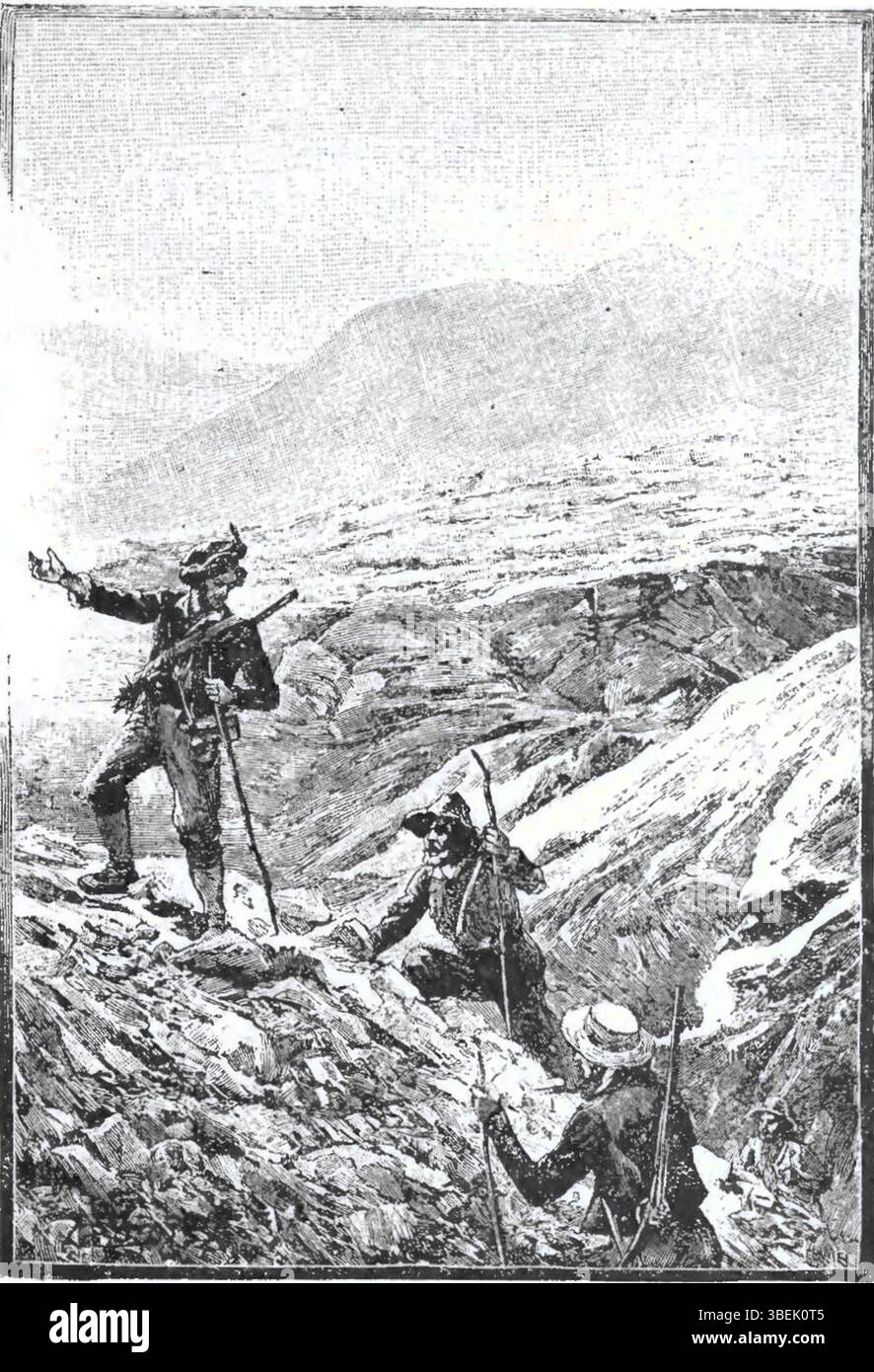 Illustration by George Roux for Jules Verne’s novel 'The Castaways of ...