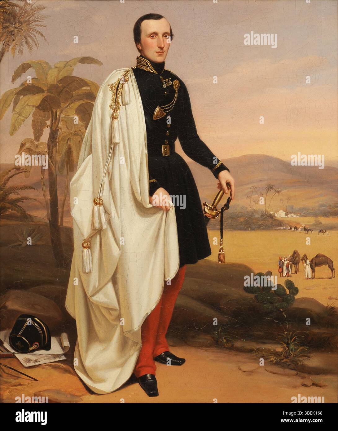 This mid-19th-century French painting depicts a doctor from the Army of ...