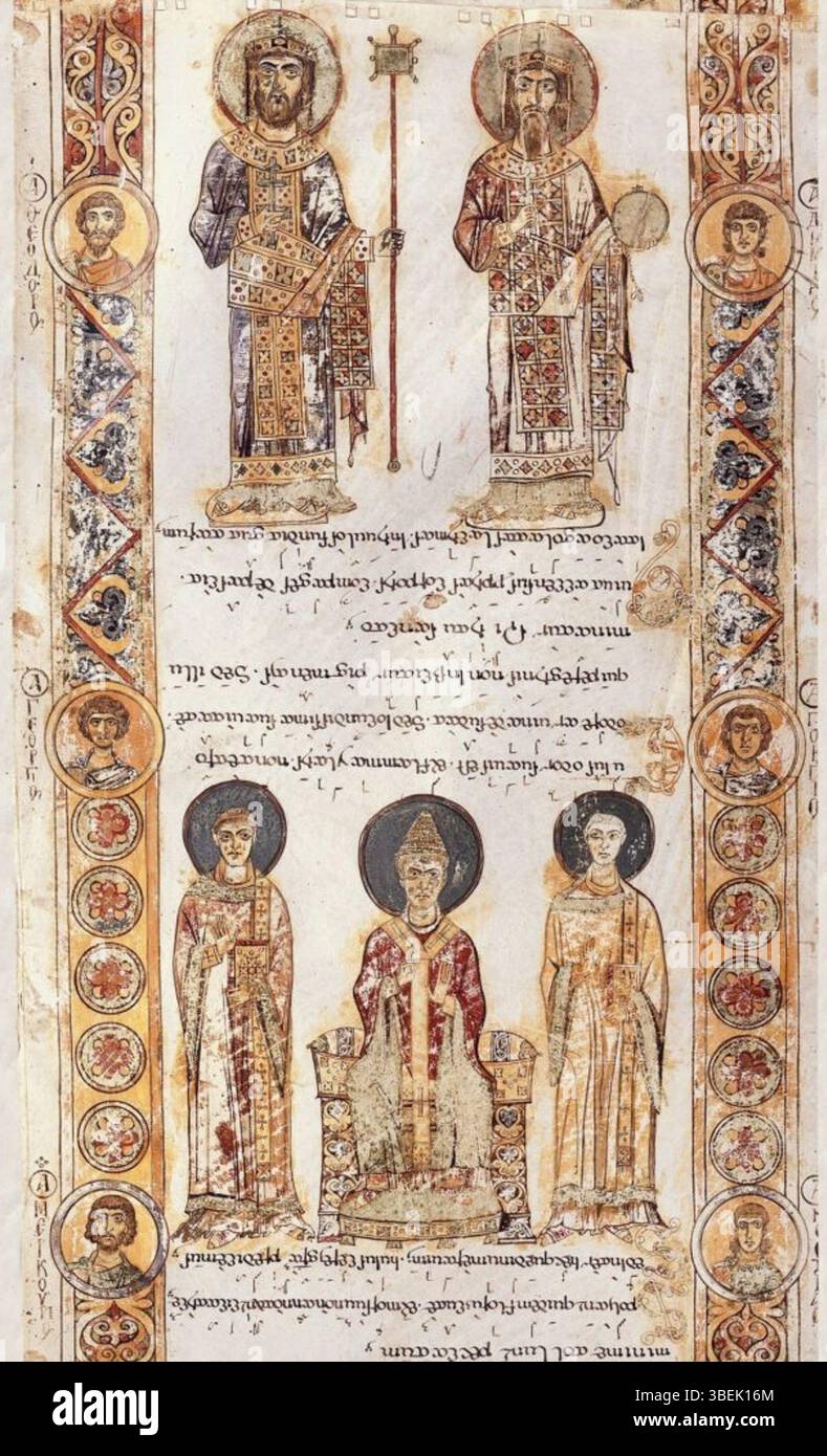 The Bari Exultet Roll is a liturgical manuscript from the 11th century ...
