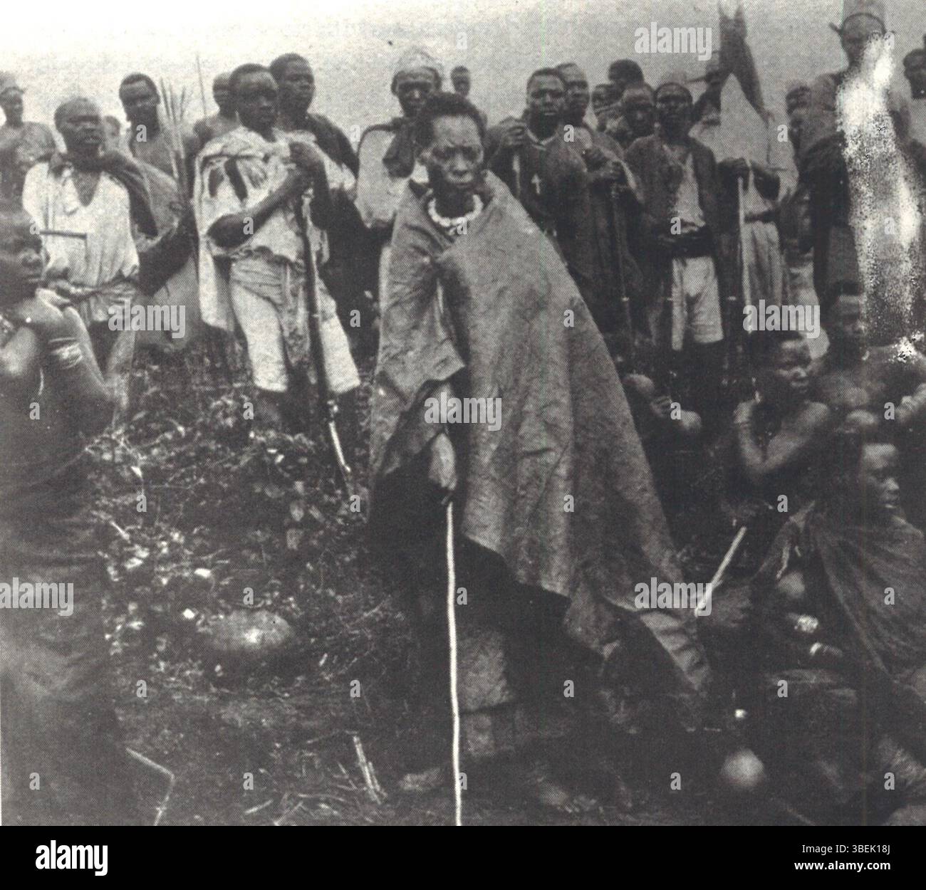 This photograph from circa 1911 depicts Muhumusa during her capture by ...