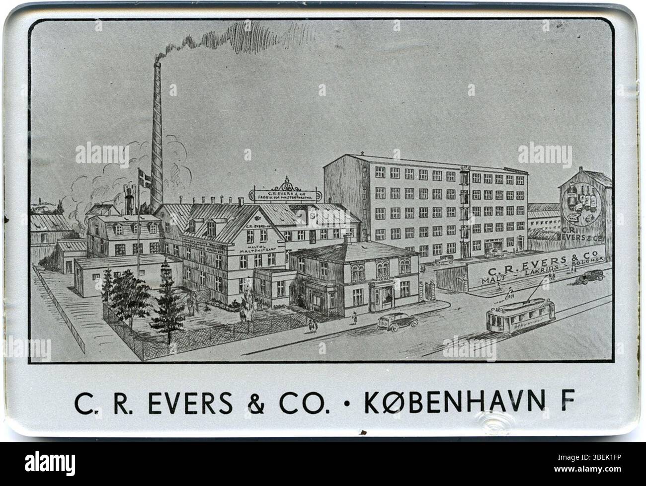 C. R. Evers & Co. factory, located on Nordre Fasanvej in Copenhagen ...