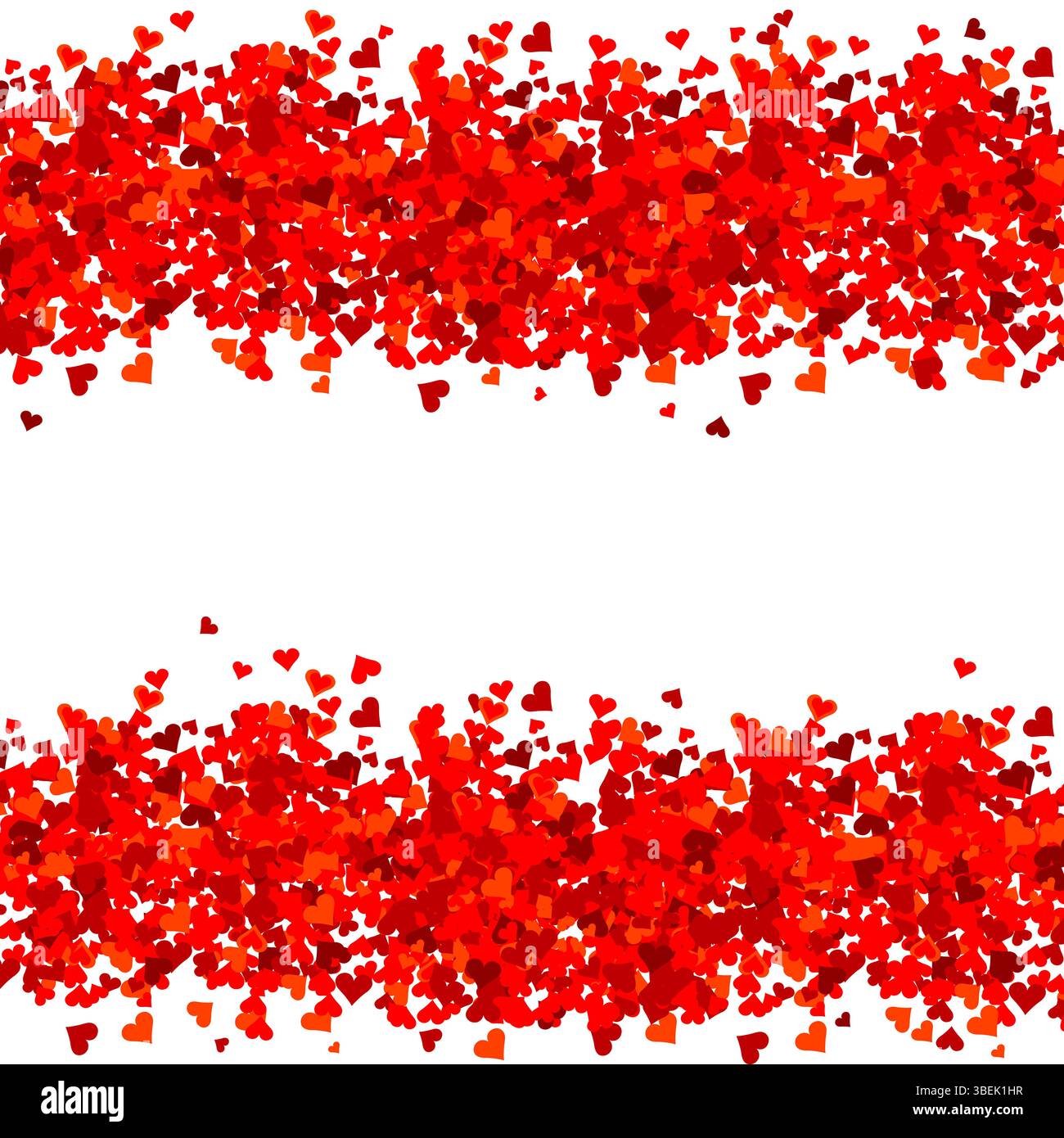 Frame made hearts Stock Vector Images - Alamy