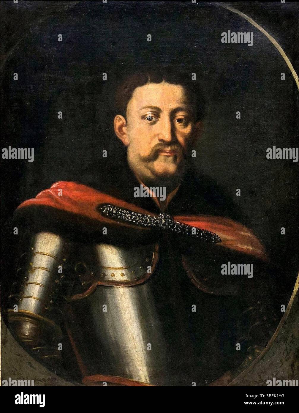 The portrait of King Jan III Sobieski, painted in the 17th century ...