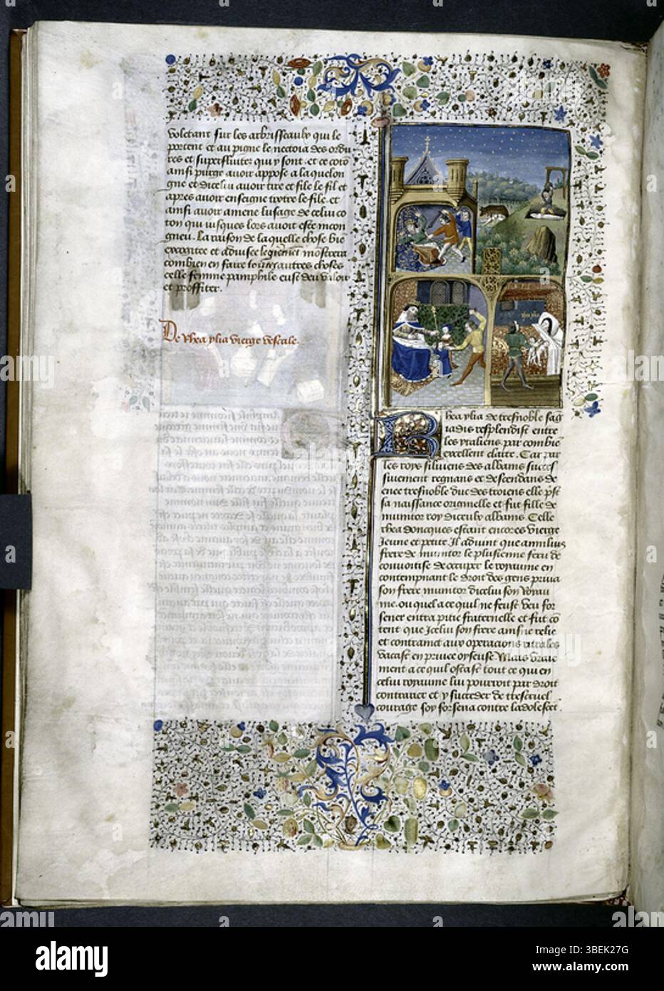 This manuscript page from 'De mulieribus claris,' dated around 1450 ...