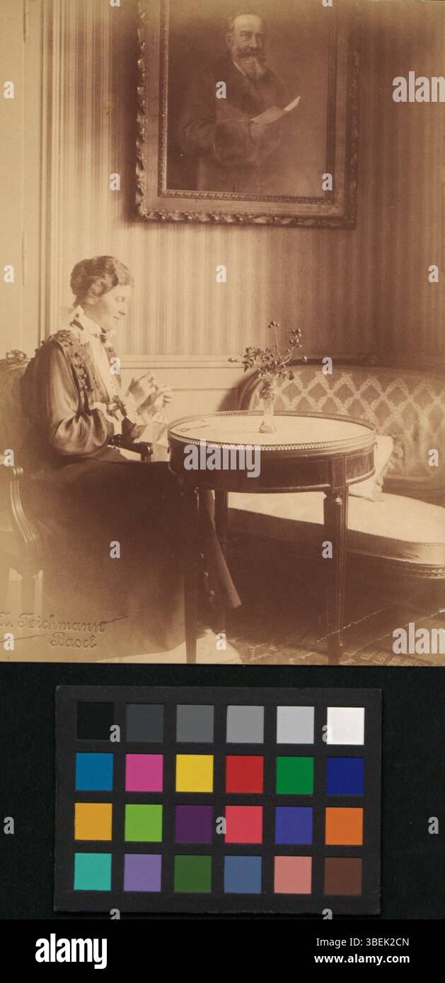 This black-and-white photograph, taken between 1820 and 1840, depicts ...
