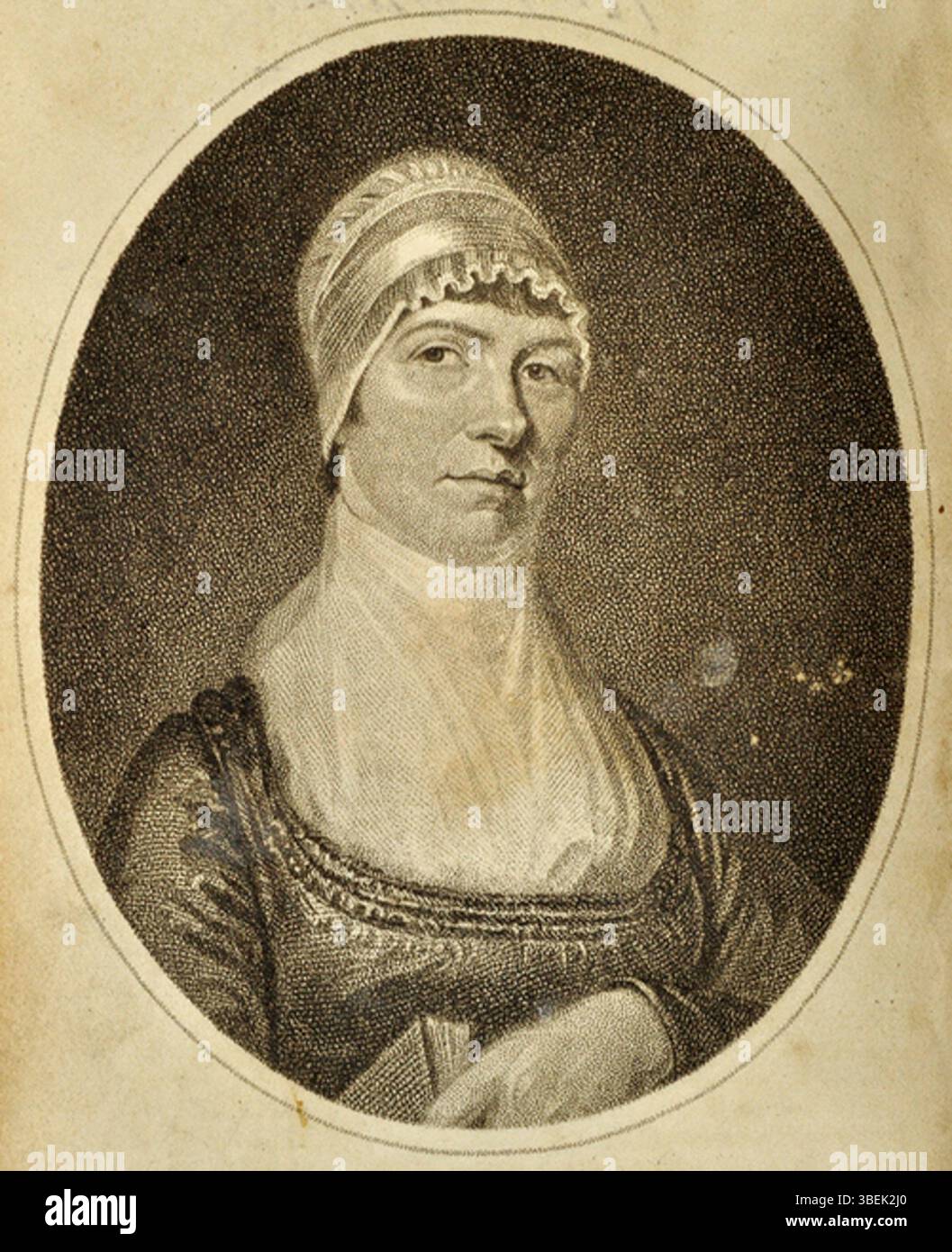 An engraving of Mrs. Mary Taft, created by W. Holl, based on an earlier ...
