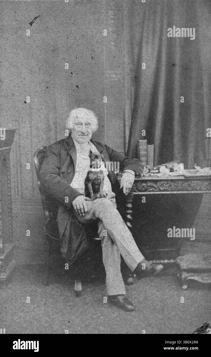 This photograph by Ferdinand Joubert shows Sir James South, a renowned ...