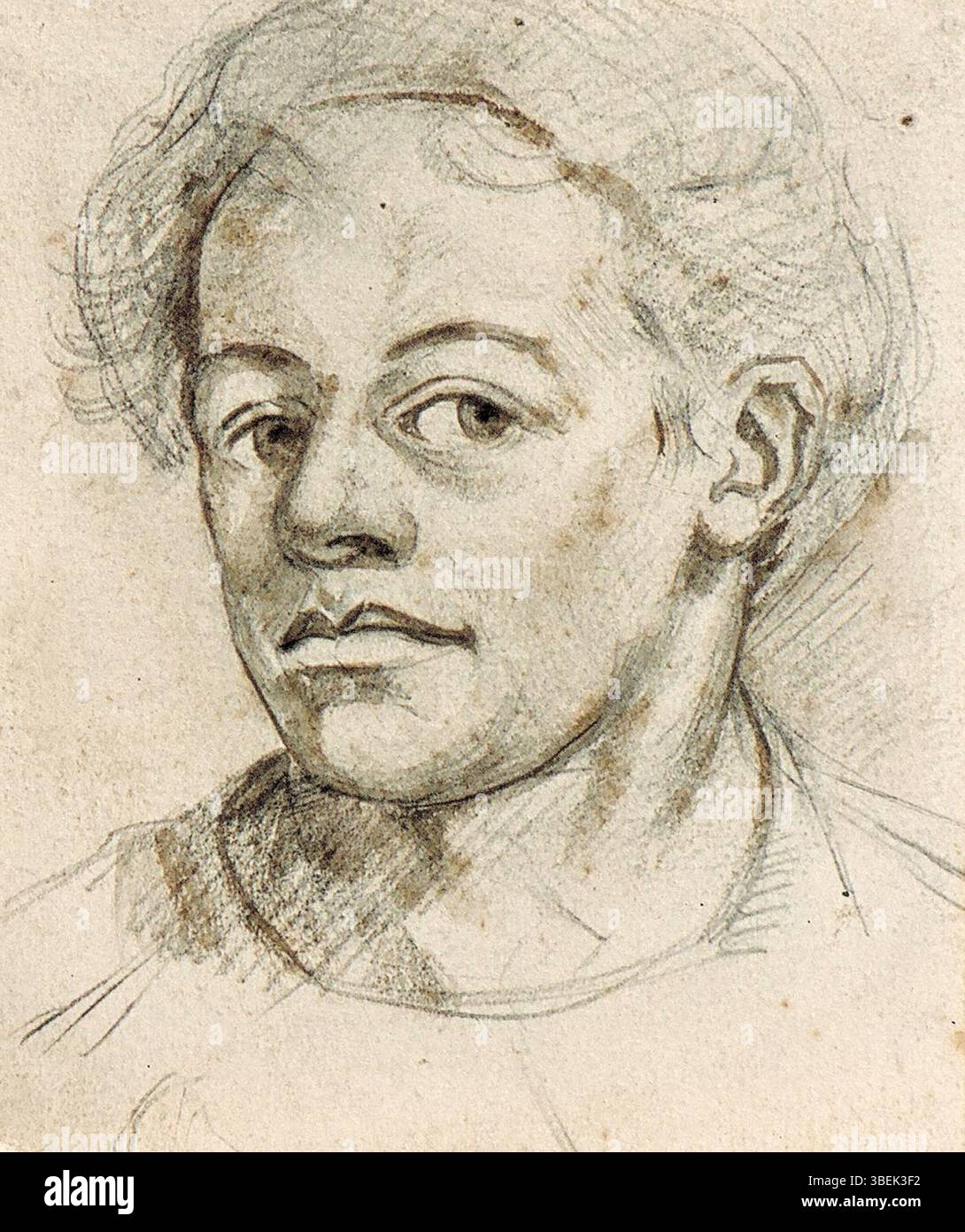 Self-portrait by Theo van Doesburg created circa 1906, depicting the ...