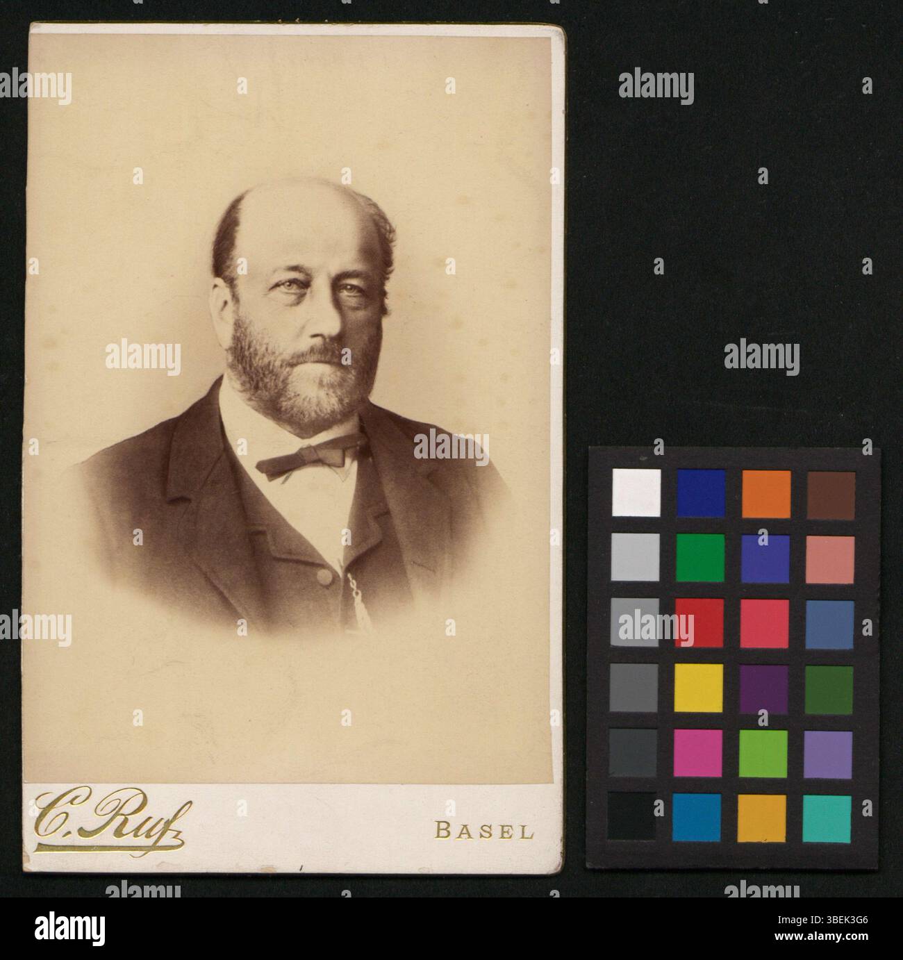 This black-and-white cabinet card photograph from around 1887 shows ...