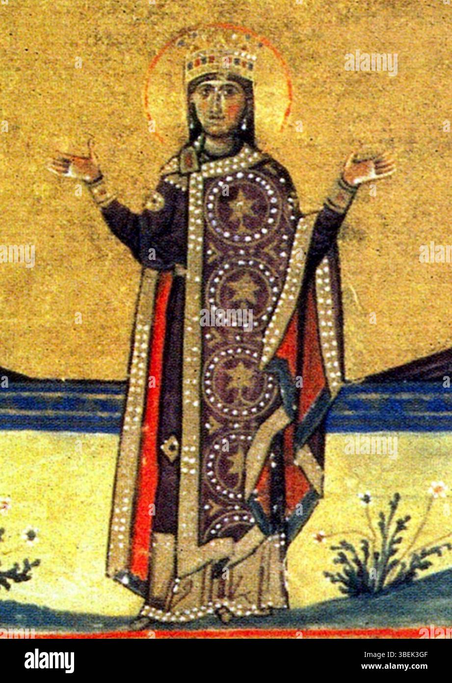 This 11th-century manuscript, created by an unknown artist, features an ...