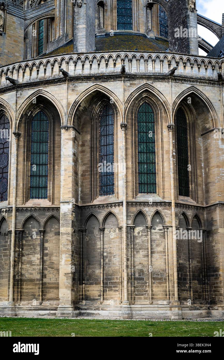 Bayeux Cathedral, also known as Cathedral of Our Lady of Bayeux, a ...