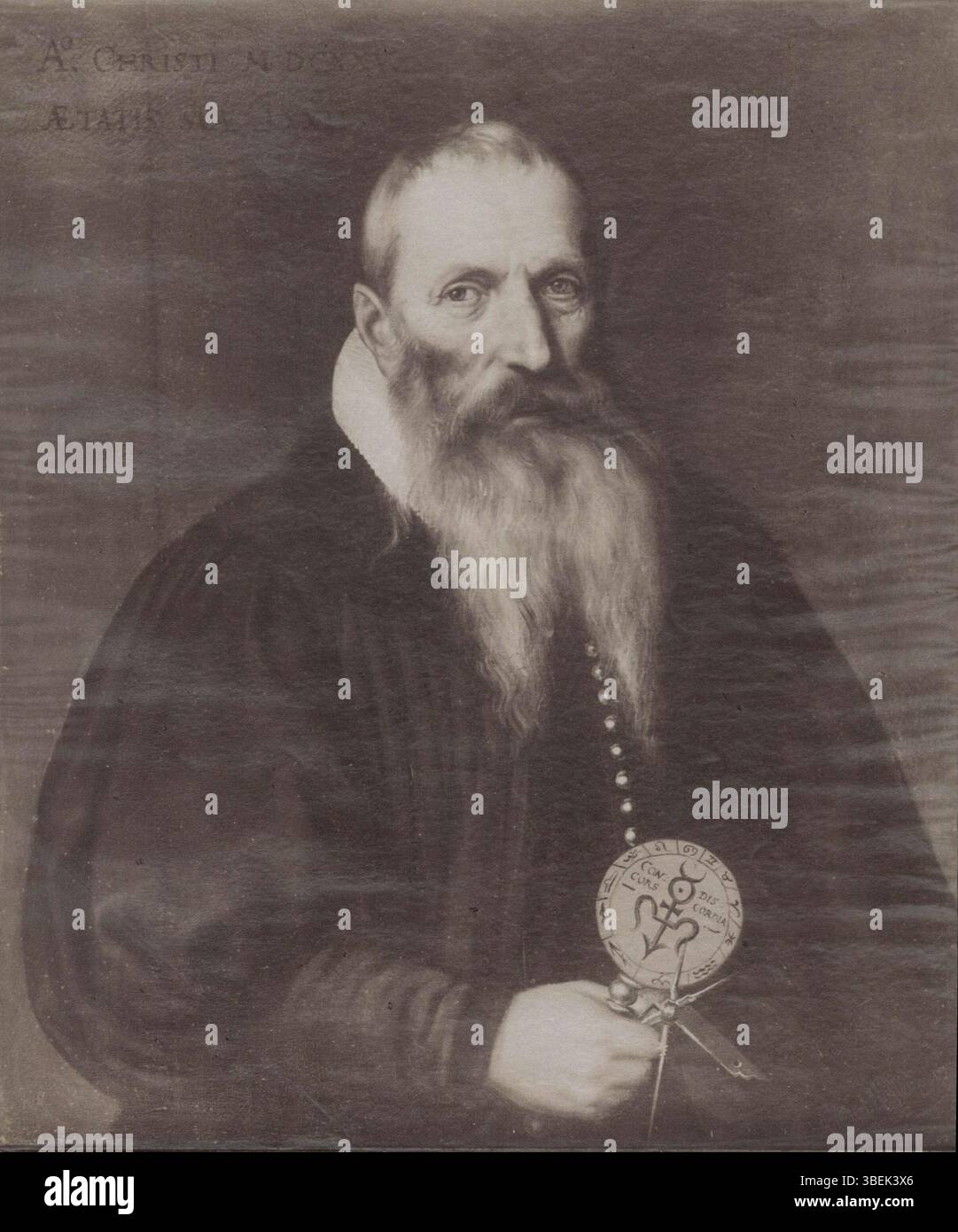 This black-and-white reproduction of a painting from 1557 depicts Peter ...