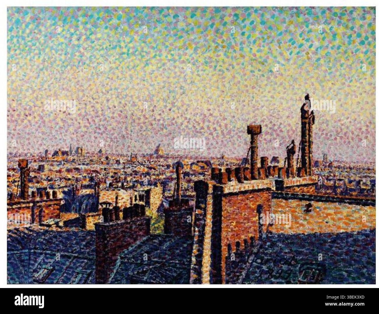 Gustave Cariot’s 'Les Toits de Paris à Midi' (The Rooftops of Paris at ...