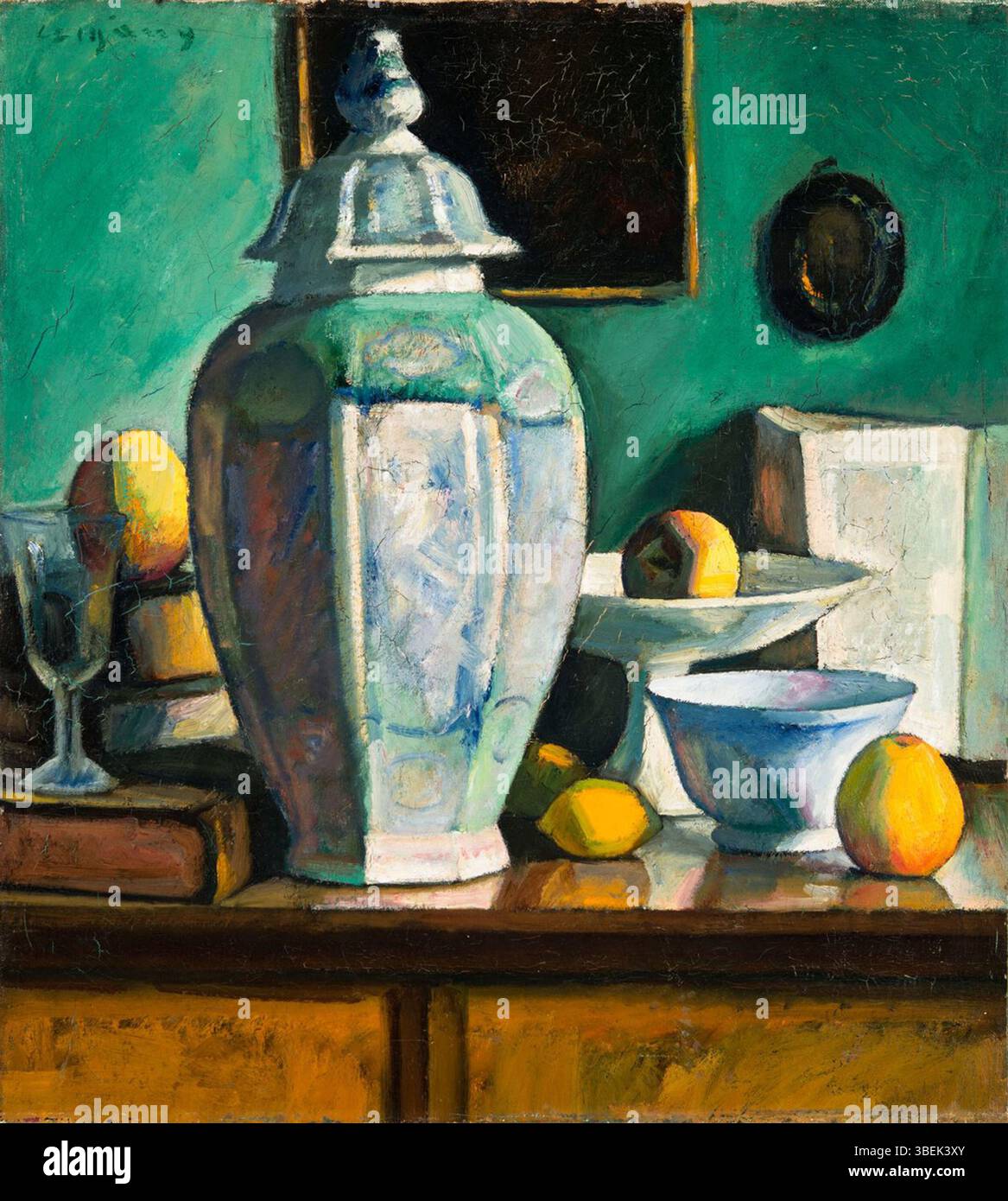 This still life by Dezs Czigány (1883–1937), created around 1915 ...